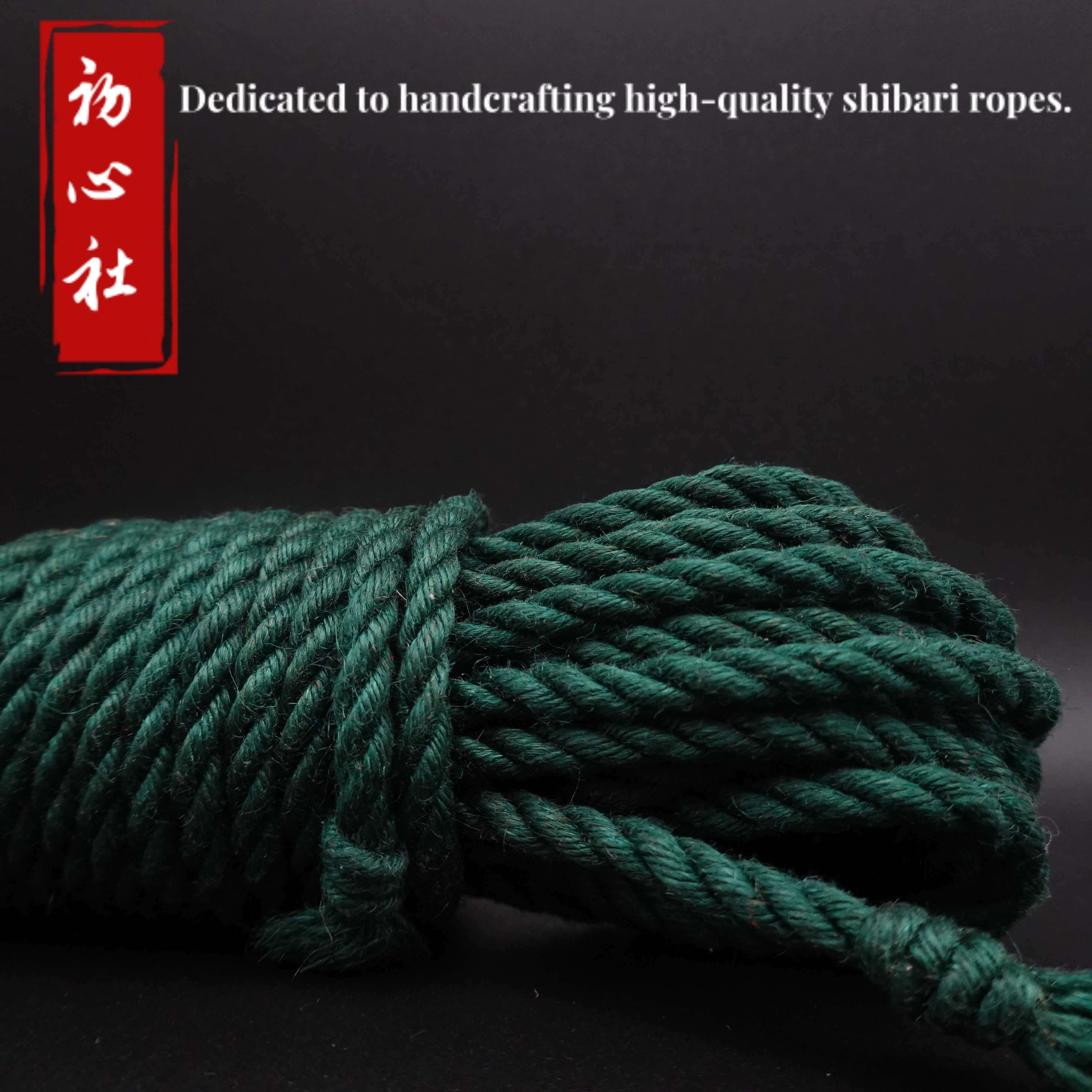 Atrovirens Jute Rope-Shibari Rope/Bunny Rope – Shoshinsha